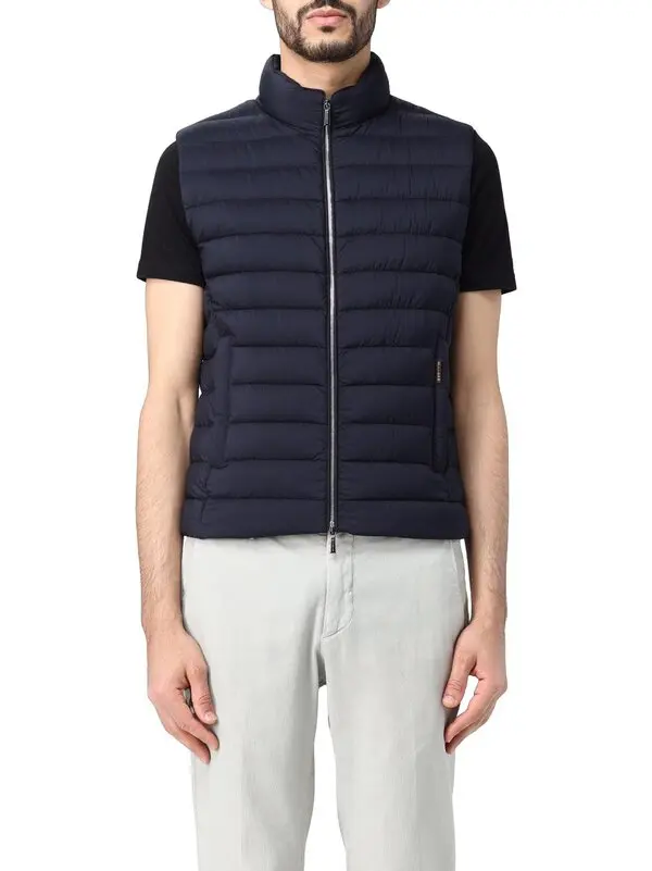 MOORER Suit Vest - Blue