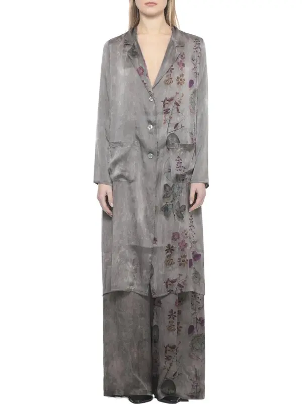 Avant Toi Printed Jacket - Brown