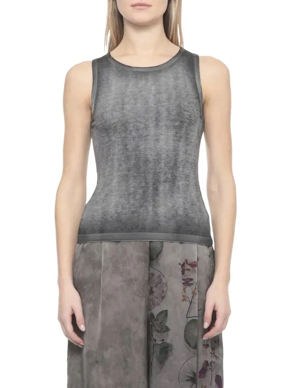 Avant Toi Jersey Tank Top - Grey