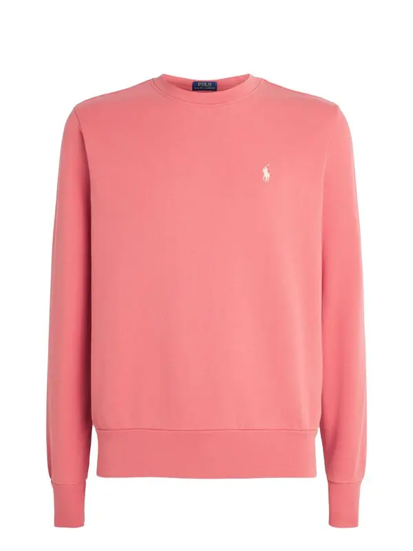 Polo Ralph Lauren Cotton Loopback Fleece Sweatshirt - Red