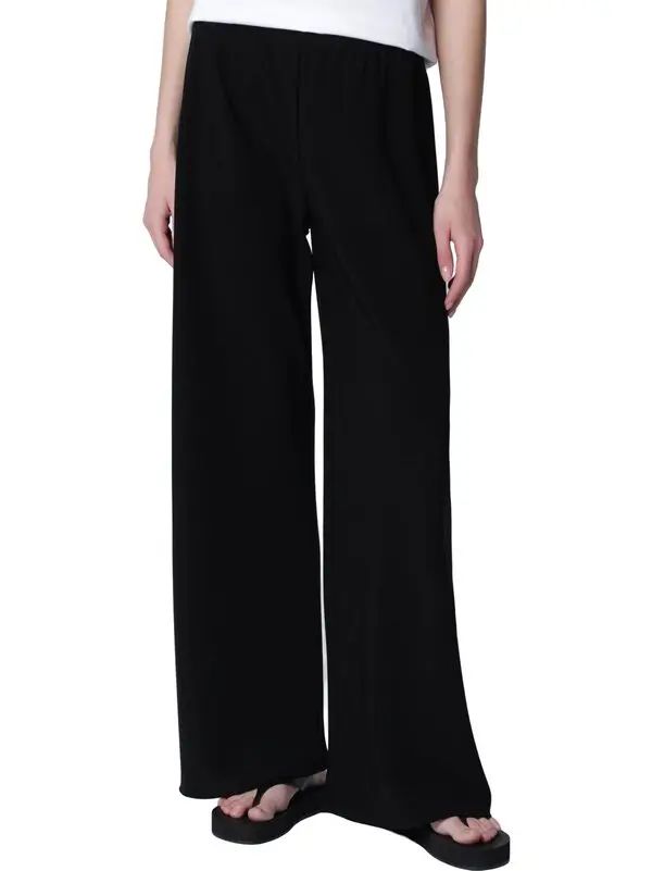 THE ROW Gala Wide-leg Crepe Trousers - Black