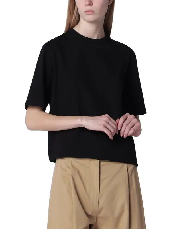 THE ROW Cotton Crewneck T-shirt - Black