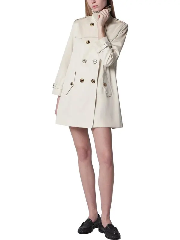 Burberry Summerside Short Trench Coat - Beige
