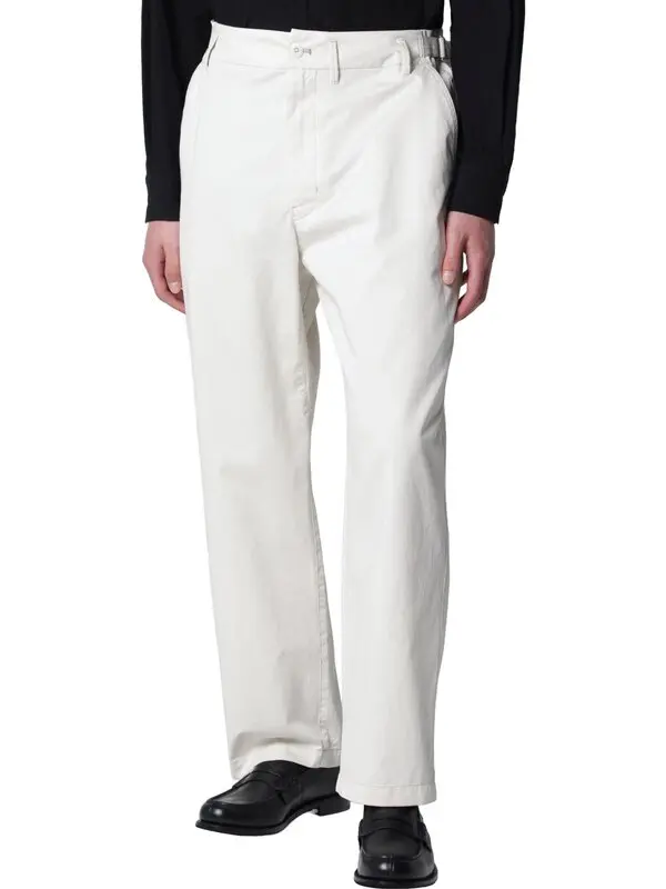 LEMAIRE Cotton Trousers - White