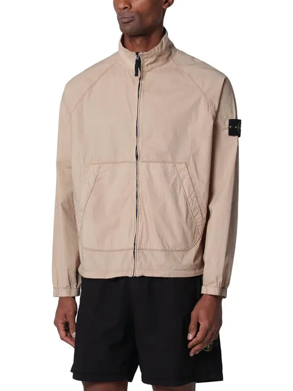 Stone Island Paracadute Cotton Track Jacket - Beige