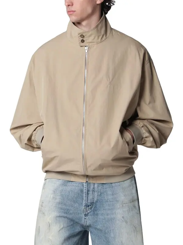 MAISON MARGIELA Cotton-blend Zip-up Jacket - Beige