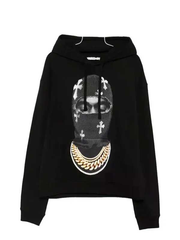 IH NOM UH NIT Graphic-print Hoodie - Black