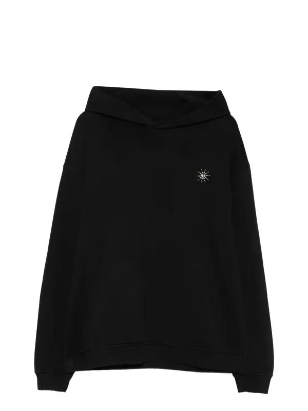 HTC LOS ANGELES Sun Crystal-embellished Hoodie - Black
