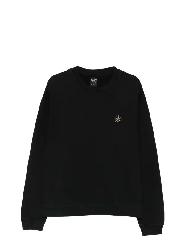 HTC LOS ANGELES Stud-embellished Sweatshirt - Black