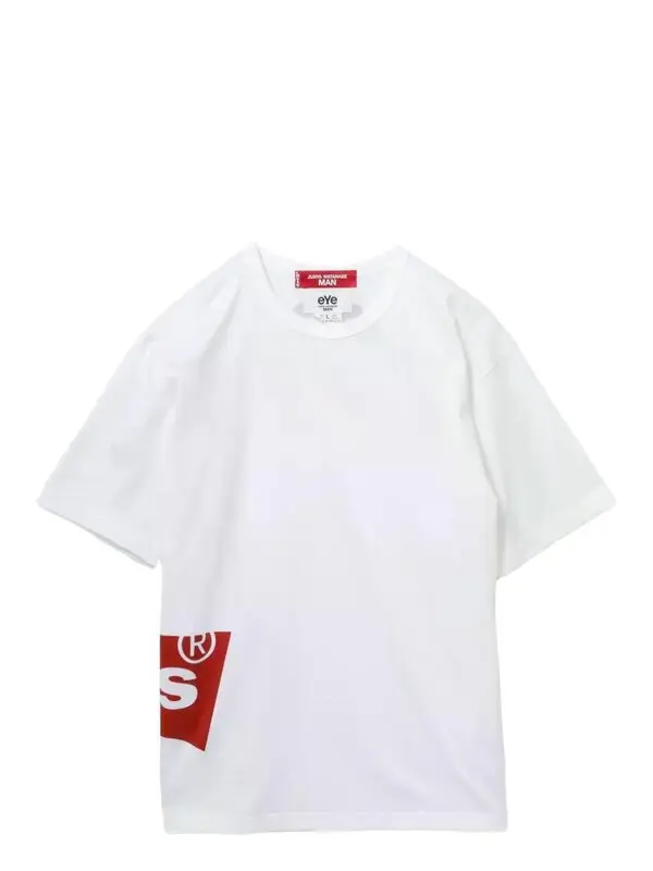 Junya Watanabe X Levi's Logo-print T-shirt - Neutrals