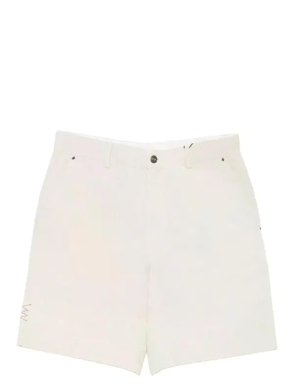 AMARANTO Embroidered Shorts - Neutrals