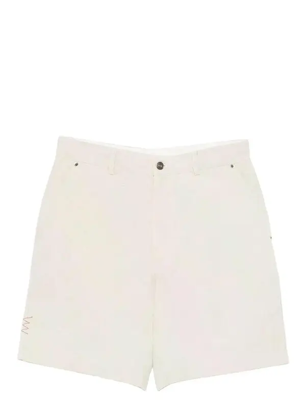 AMARANTO Embroidered Shorts - Neutrals