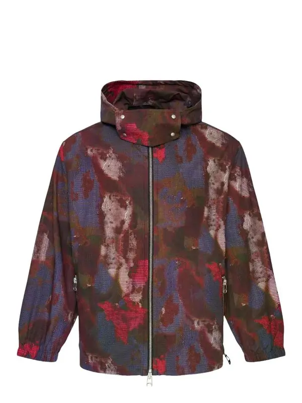 OAMC Printed Hooded Jacket - Red