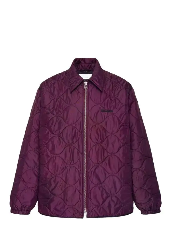 OAMC Quilted Zip-fastening Overshirt - Purple