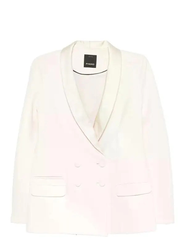 Pinko Primo Double-breasted Blazer - Neutrals