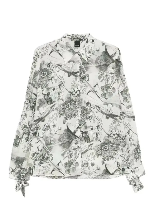 Pinko Printed Shirt - White