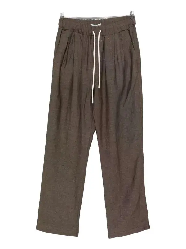 Imperial Drawstring Trousers - Brown