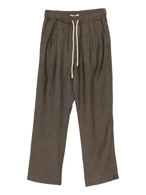 Imperial Drawstring Trousers - Brown