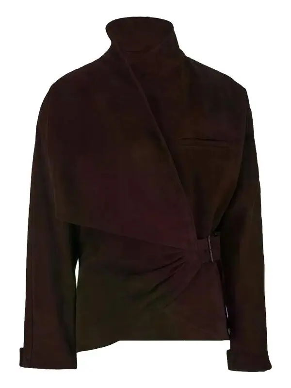 DARKPARK Cindy Suede Contour Jacket - Brown