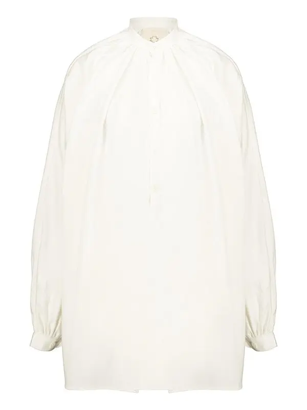 MARRAKSHI LIFE Touarreg Cotton Tunic - White