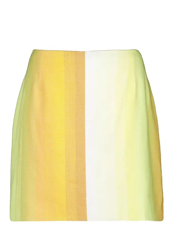 MARRAKSHI LIFE Cotton Mini Skirt - Yellow