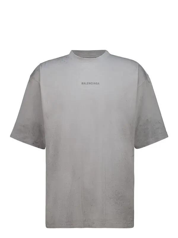 Balenciaga Back Medium Fit T-shirt - Grey