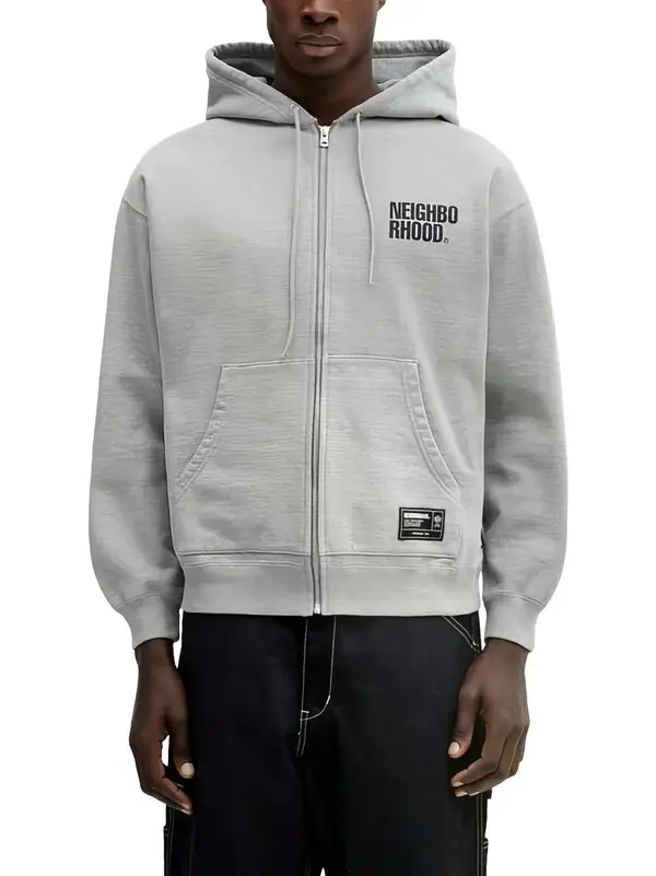 NEIGHBORHOOD Zip Hooded Sweatshirt - Grey
