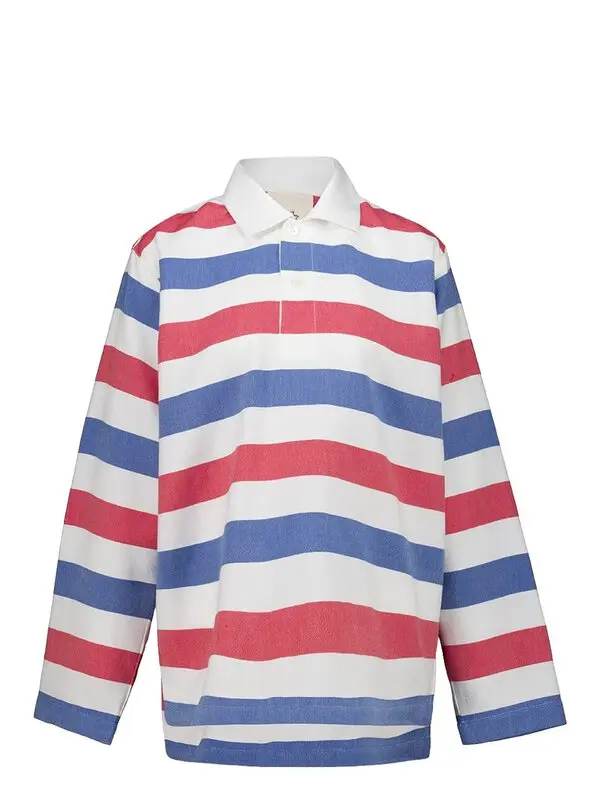 MARRAKSHI LIFE Stripe 55 Cotton Rugby Shirt - Multicolour