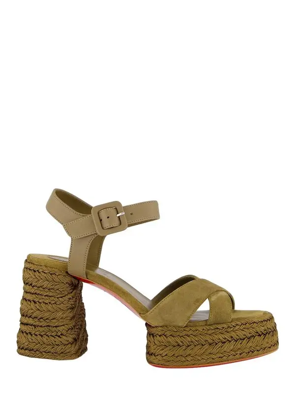 CHRISTIAN LOUBOUTIN Calakala 85 Espadrilles - Beige