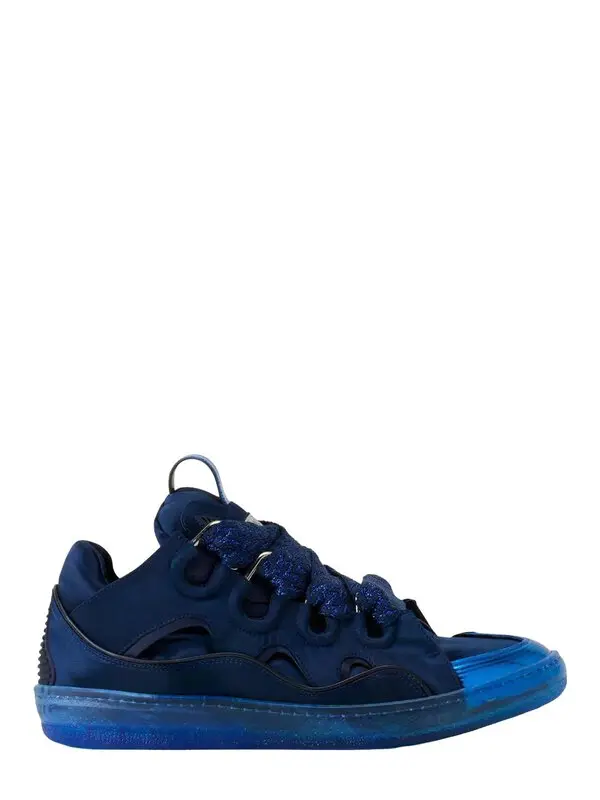 LANVIN Metallic-toe Sneakers - Blue