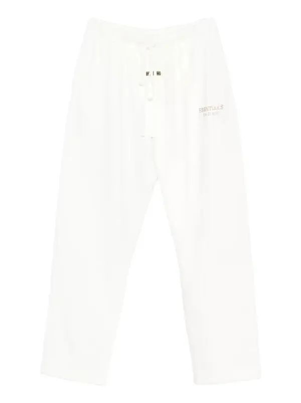 Fear Of God Embroidered Drawstring-waist Track Pants - White