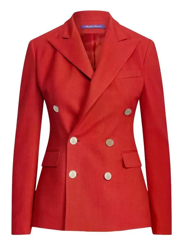 Ralph Lauren Double-breasted Blazer - Red