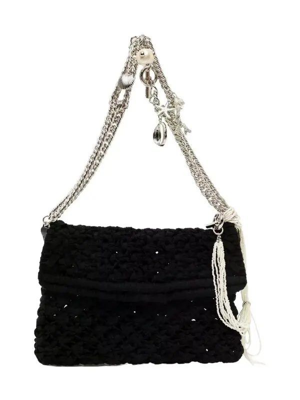 Toga Knitted Shoulder Bag - Black