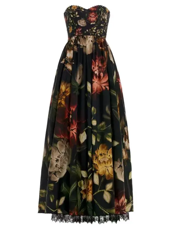 Agua Bendita Tonia Paramo Maxi Dress - Black