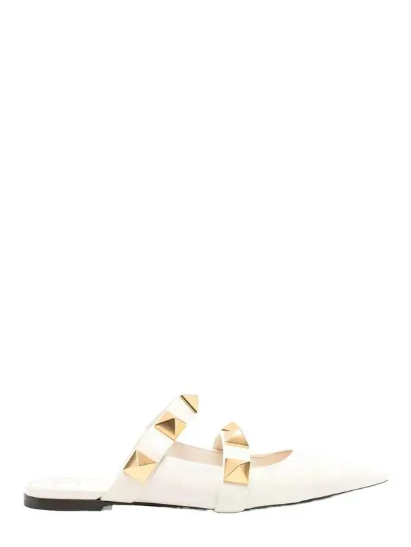 Valentino Garavani 2020s Roman Stud Mules - Neutrals