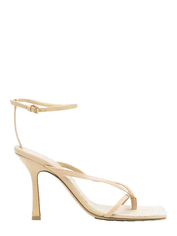 Bottega Veneta Square-toe Sandals - Neutrals
