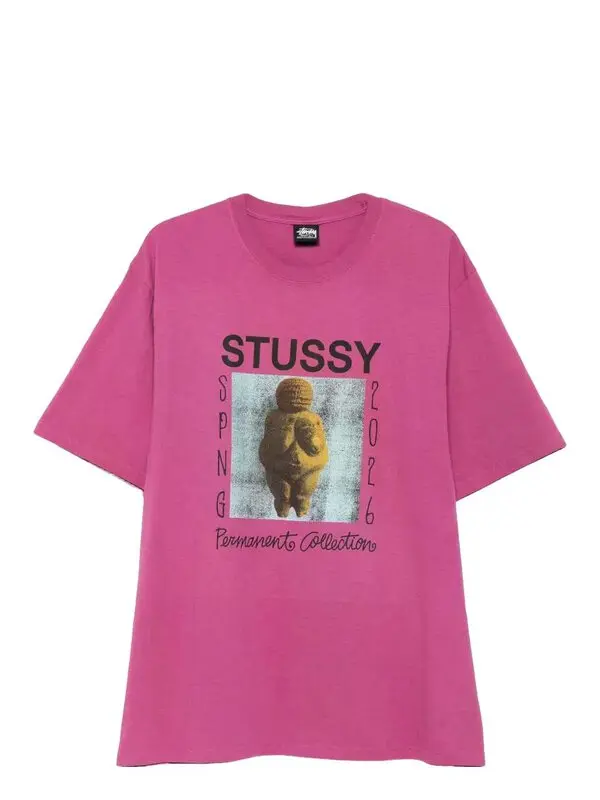 StÜssy Graphic-print T-shirt - Pink