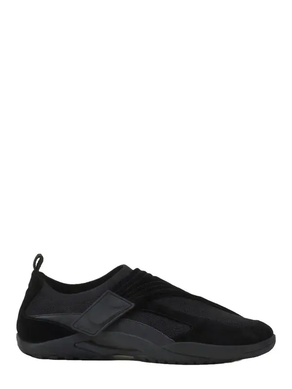 LANVIN Embossed Strap Sneakers - Black