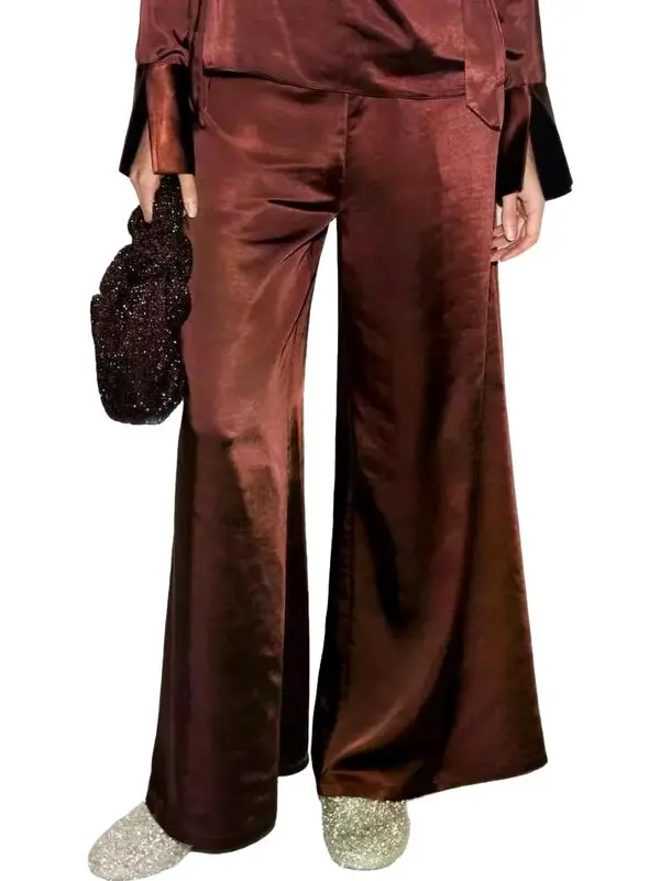 SIMONMILLER Wide-leg Trousers - Brown