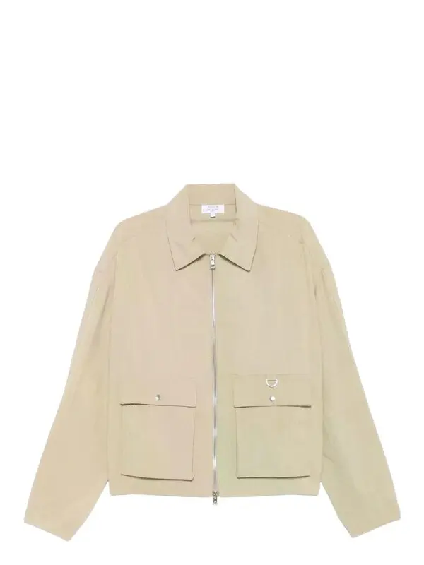 Maison Kitsuné Zip-up Flap-pocket Jacket - Neutrals