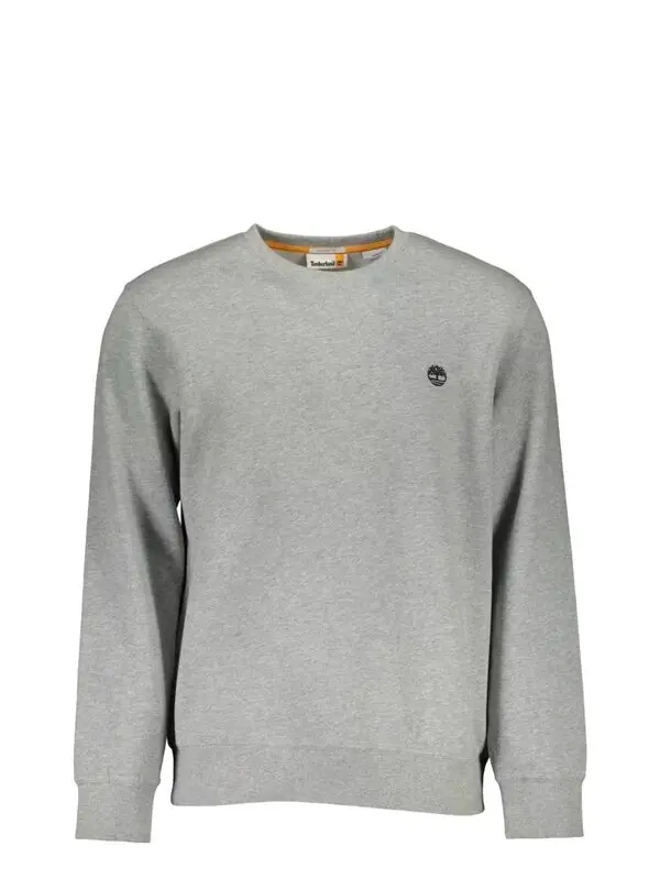 Timberland Logo-embroidered Crew-neck Sweatshirt - Grey