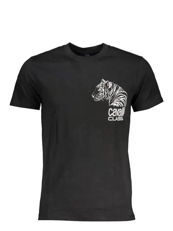 Roberto Cavalli Tiger-print T-shirt - Black
