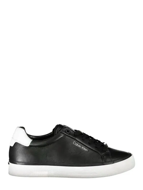 Calvin Klein Leather Sneakers - Black