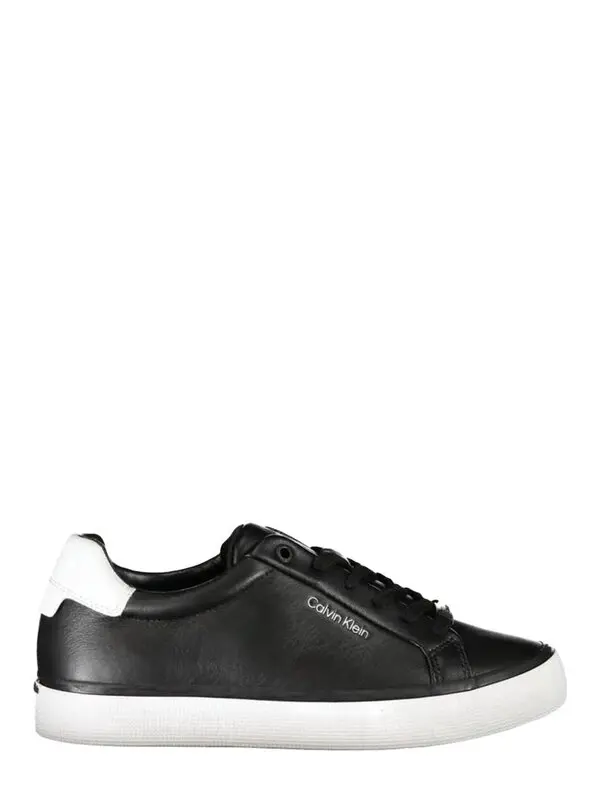 Calvin Klein Leather Sneakers - Black