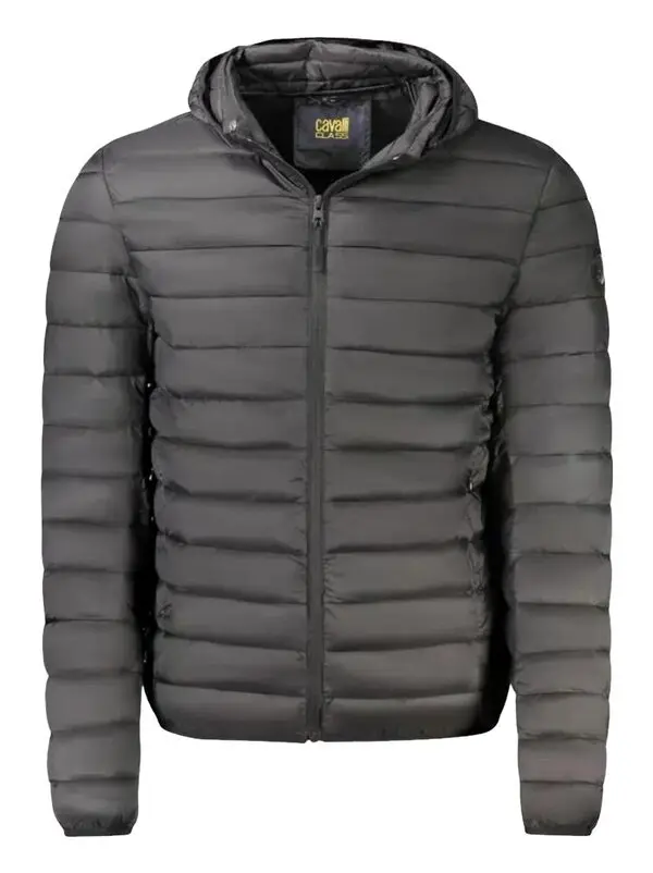 Roberto Cavalli Hooded Padded Jacket - Grey