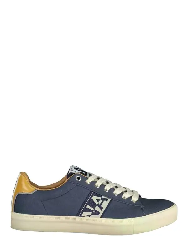 NAPAPIJRI Logo-print Canvas Sneakers - Blue