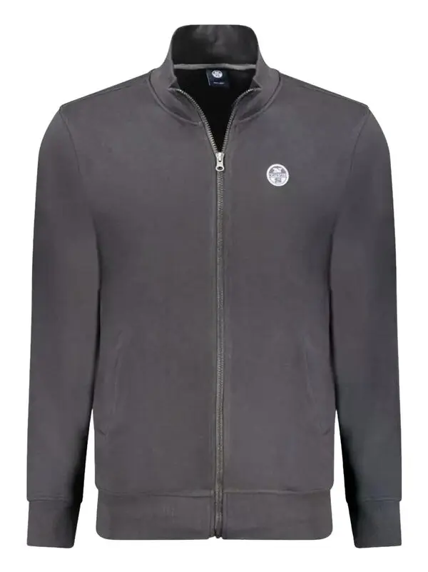 NORTH SAILS Logo-patch Zip-up Sweatshirt - Grey