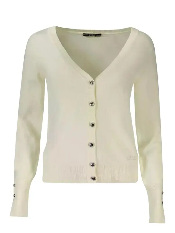 Guess V-neck Button-fastening Cardigan - Neutrals