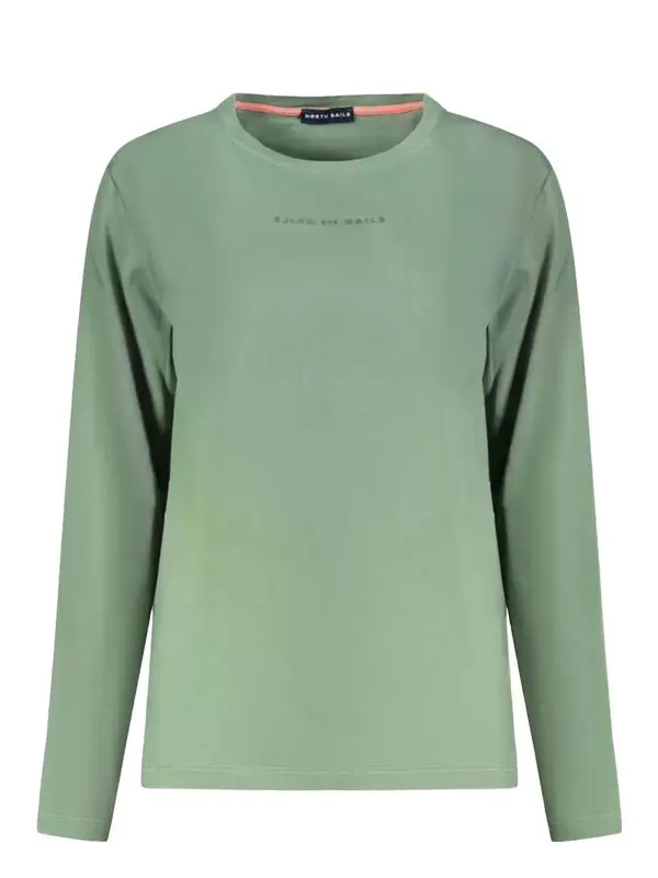 NORTH SAILS Long-sleeve Logo-print T-shirt - Green