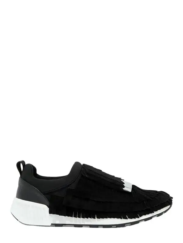 SERGIO ROSSI Sr1 Fringed Sneakers - Black